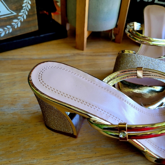 IsabellaJuliette Collection | Shoes | Jpnx Wedge Heel Rhinestones ...